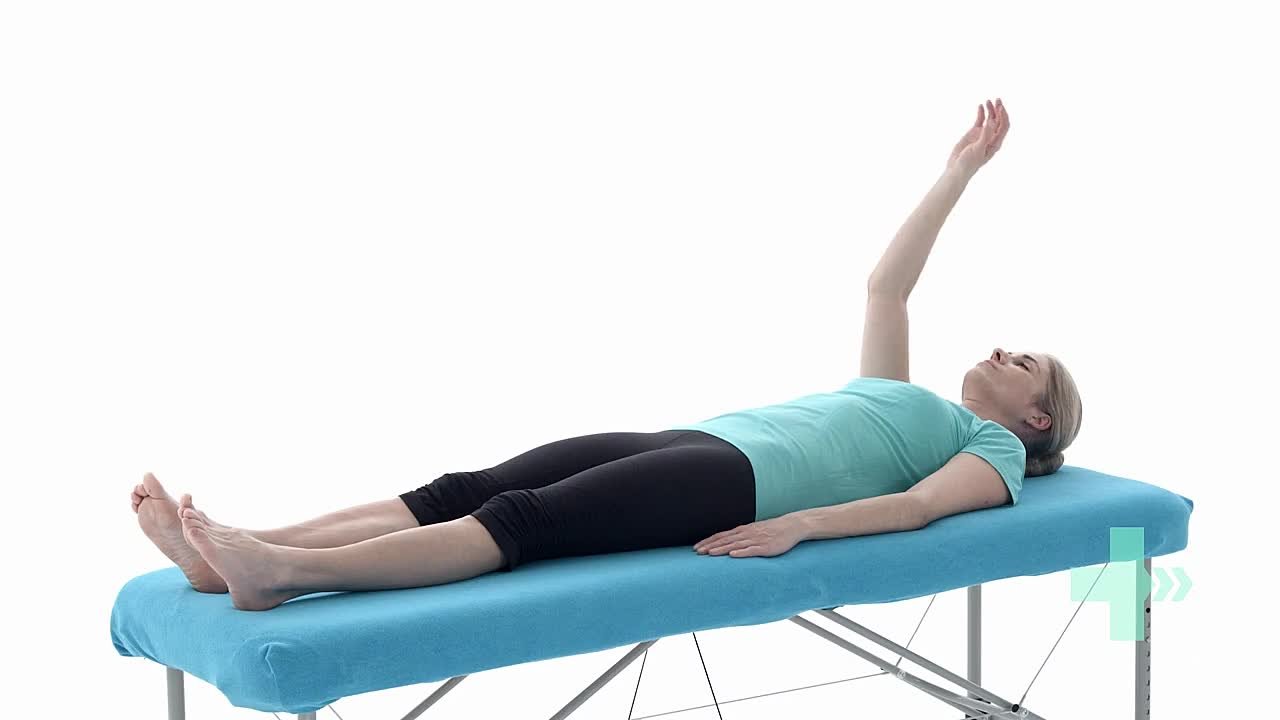 Разгибание локтя укрепление трицепса лежа на спине